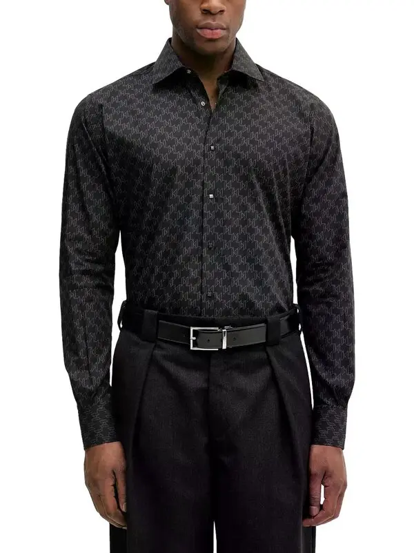 Karl Lagerfeld Pattern Shirt - Black
