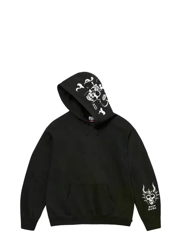 Supreme Graphic Hoodie - Black