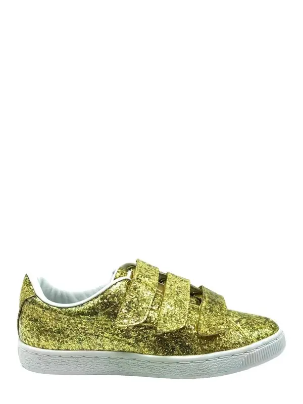 PUMA Basket Starp Glitter Sneakers - Gold