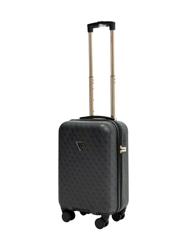 Guess Monogram Pattern Luggage - Grey