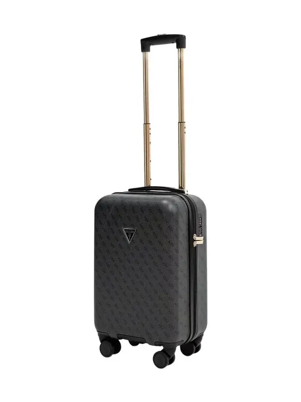 Guess Monogram Pattern Luggage - Grey