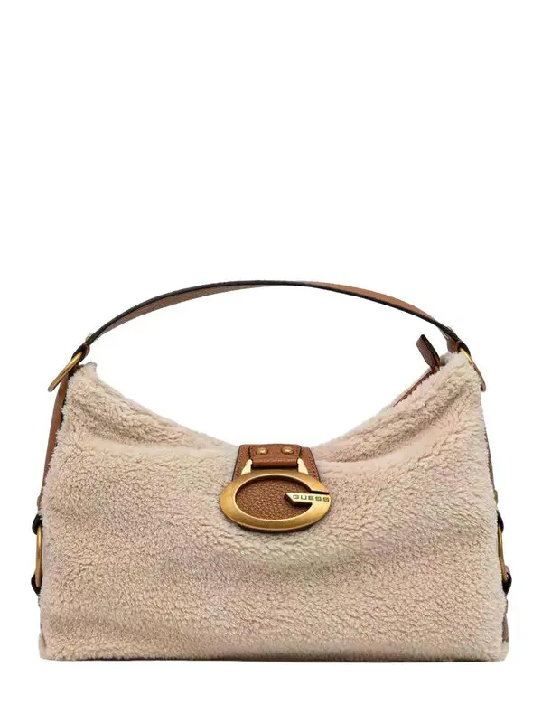 Guess Camden Sherpa Tote Bag - Neutrals
