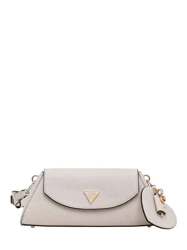 Guess Bolena Heart-charm Shoulder Bag - Neutrals
