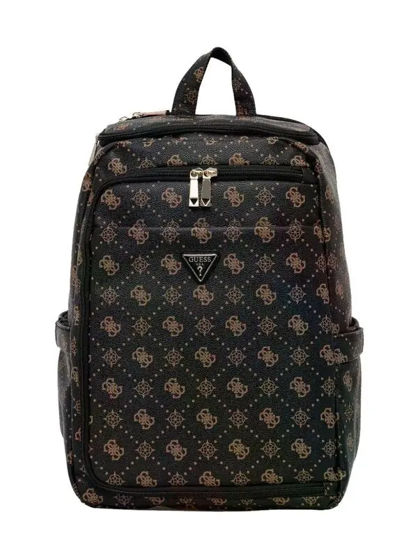 Guess Silia 4g Monogram Logo Backpack - Brown