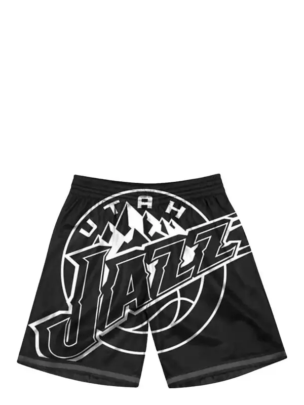 Mitchell & Ness Utah Jazz Big Face 3.0 Shorts - Black