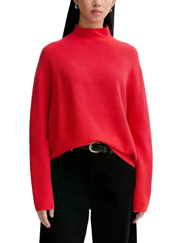Marc O&#x27;polo Mock-neck Long-sleeve Sweater - Red