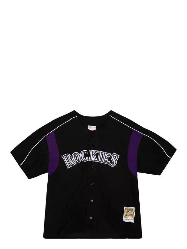 Mitchell & Ness Mlb Rockies 2003 Larry Walker Shirt - Black