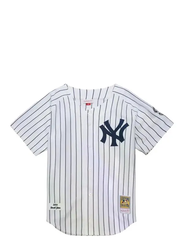 Mitchell & Ness Mlb Yankees 2014 Derek Jeter Shirt - White