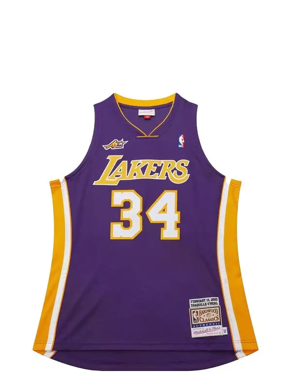 Mitchell & Ness X Nba Los Angeles Lakers 2000 Shaquille O'neal Jersey - Purple