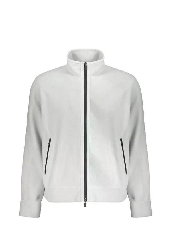 Herno Zip-up Fleece Sweatshirt - White