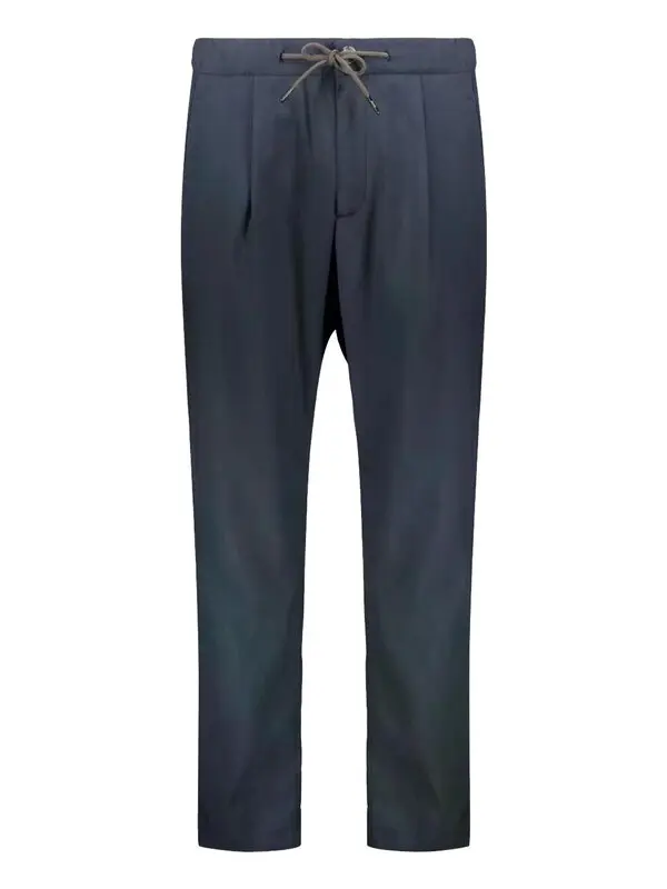 Herno Drawstring Straight Trousers - Blue