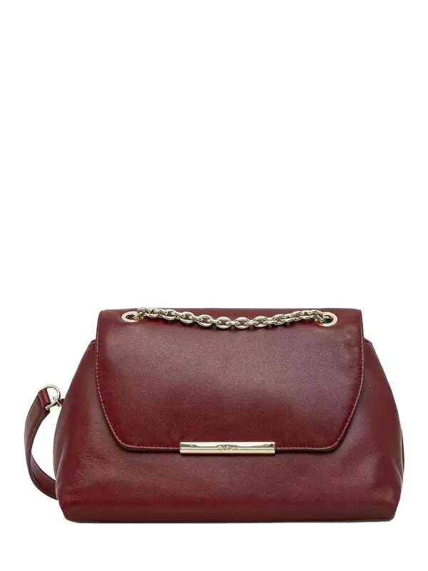 Furla Nadia Leather Crossbody Bag - Red
