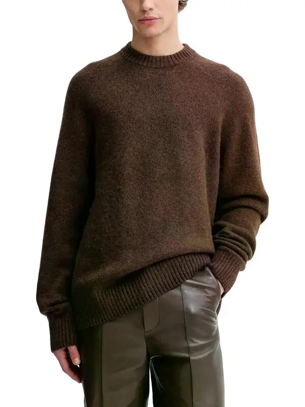 LES DEUX Gilbert Crew-neck Sweater - Brown