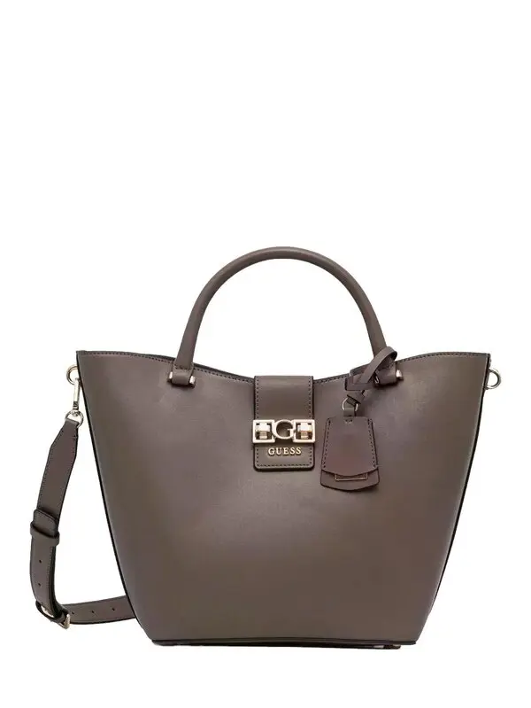 Guess Logo-detail Tote Bag - Grey
