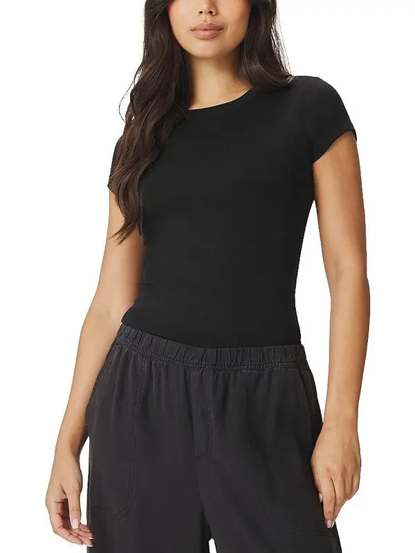 Splendid Josie Crewneck Tee - Black