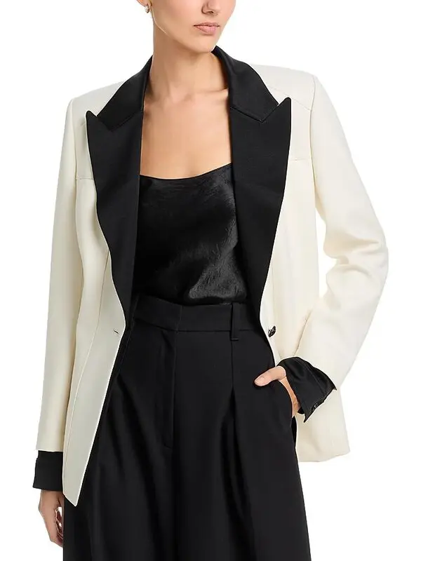 Kobi Halperin Camille Jacket - Ivory/black