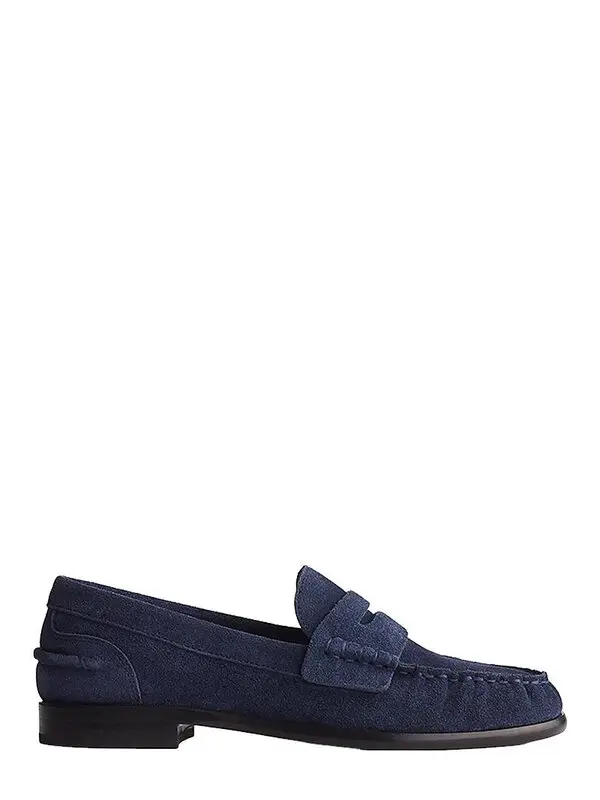 Rag & Bone Carter Loafers - Navy Suede