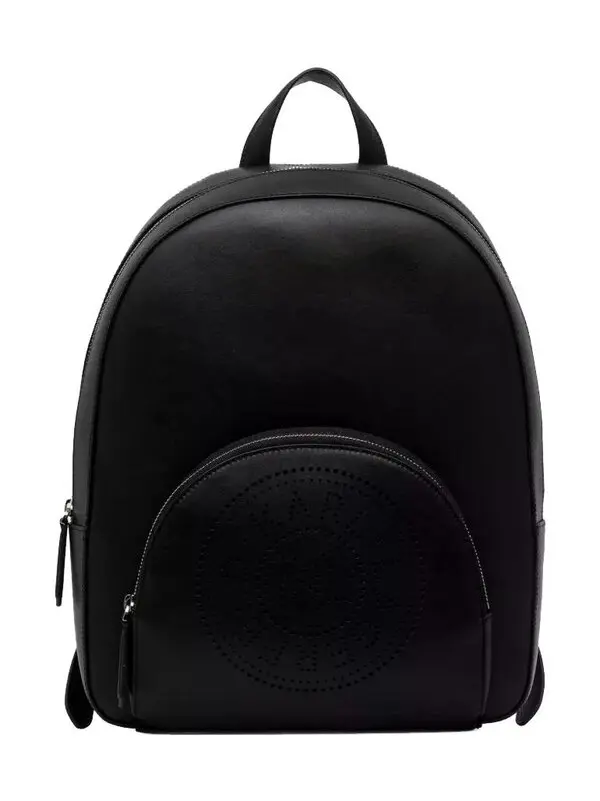 Karl Lagerfeld Leather K/circle Backpack - Black
