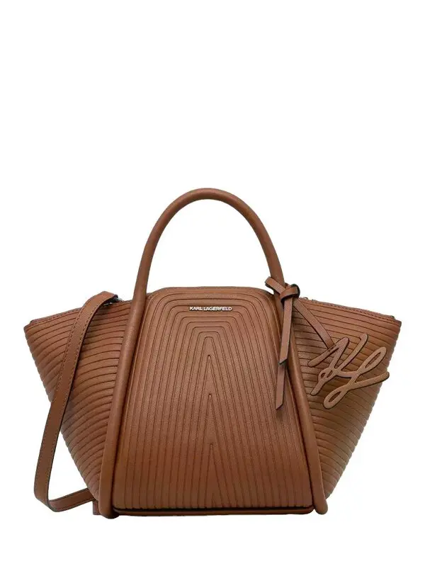 Karl Lagerfeld Geometric-design Tote - Brown