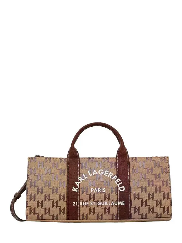 Karl Lagerfeld Monogram Logo-print Tote Bag - Neutrals