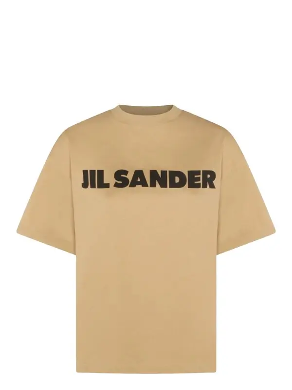 JIL SANDER T-shirt Logo - Beige