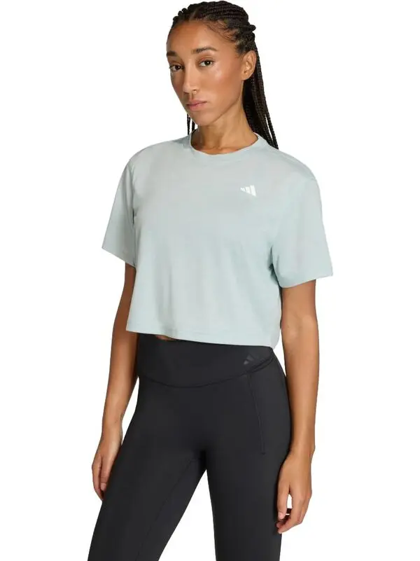 Adidas Train Essentials Boxy Workout Tee - Wonder Sage
