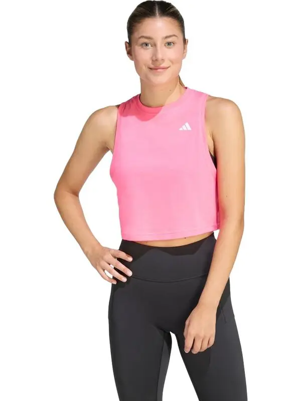 Adidas Train Essentials Boxy Workout Tank Top - Lucid Pink