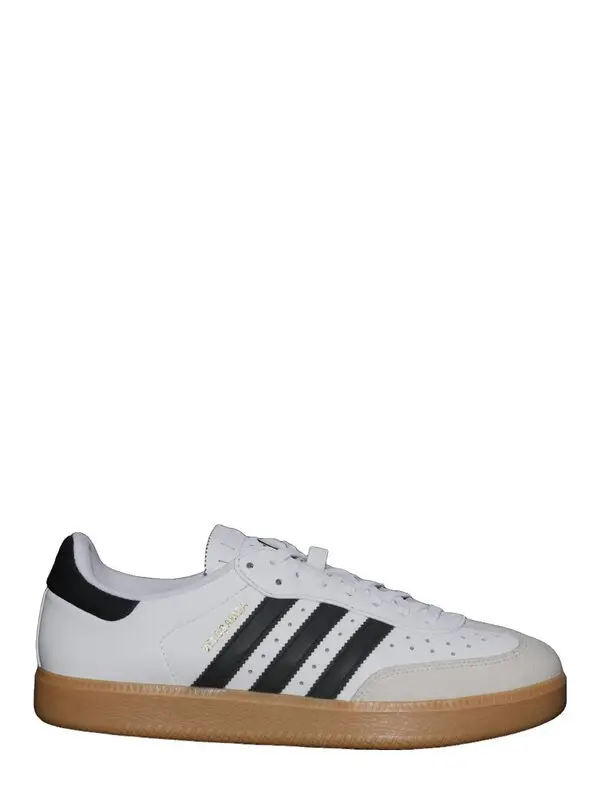 Adidas Velosamba Leather Sneakers - Cloud White / Core Black / Gold Metallic