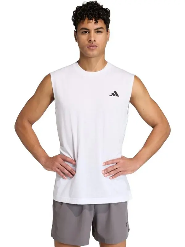 Adidas Workout Essentials Feelready Sleeveless T-shirt - White