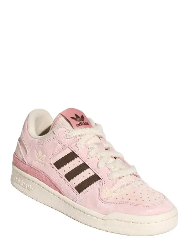 Adidas Forum Low Top Sneakers - Sandy Pink / Earth Strata / Wonder White