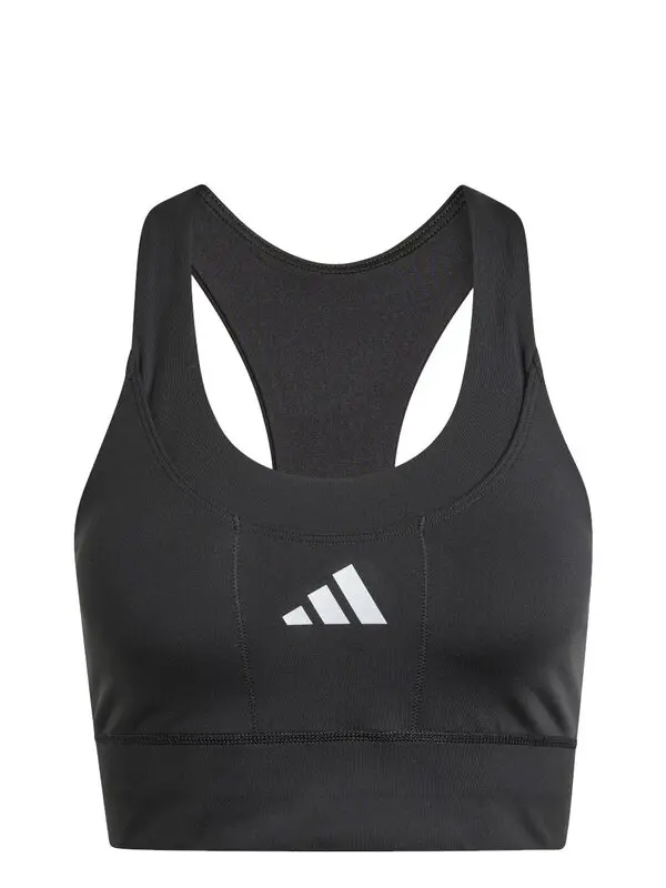 Adidas Adi365 Running Pocket Medium Support Bra - Black