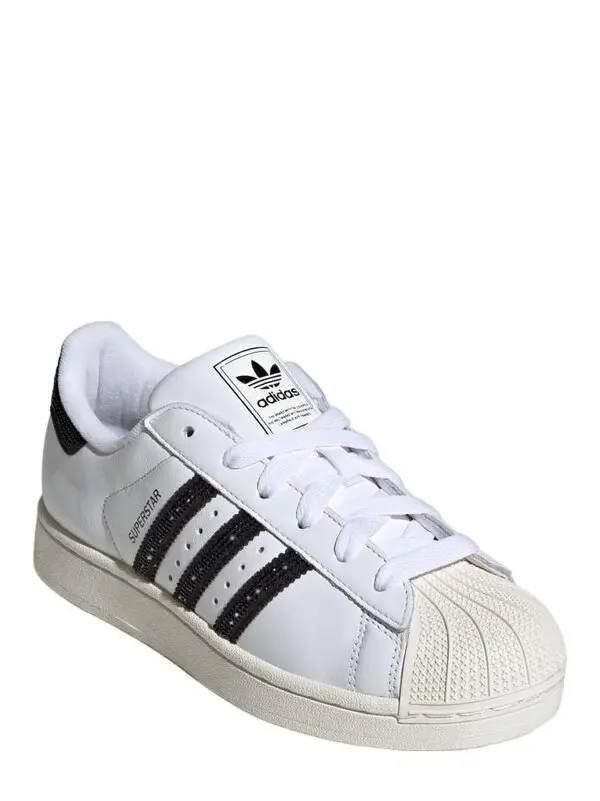 Adidas Superstar Ii Lace Up Sneakers - Cloud White / Core Black / Off White