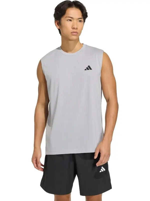 Adidas Workout Essentials Sleeveless T-shirt - Halo Silver