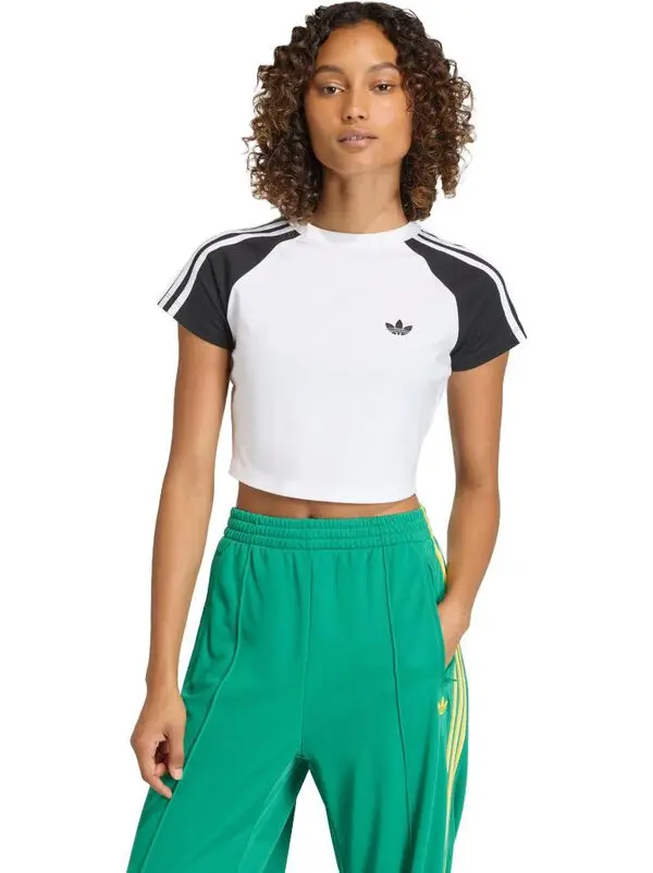 Adidas Sst Baby Tee - White / Black / White