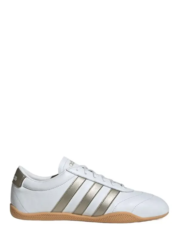 Adidas Grand Court Lo Sneakers - Crystal White / Cyber Metallic / Gum