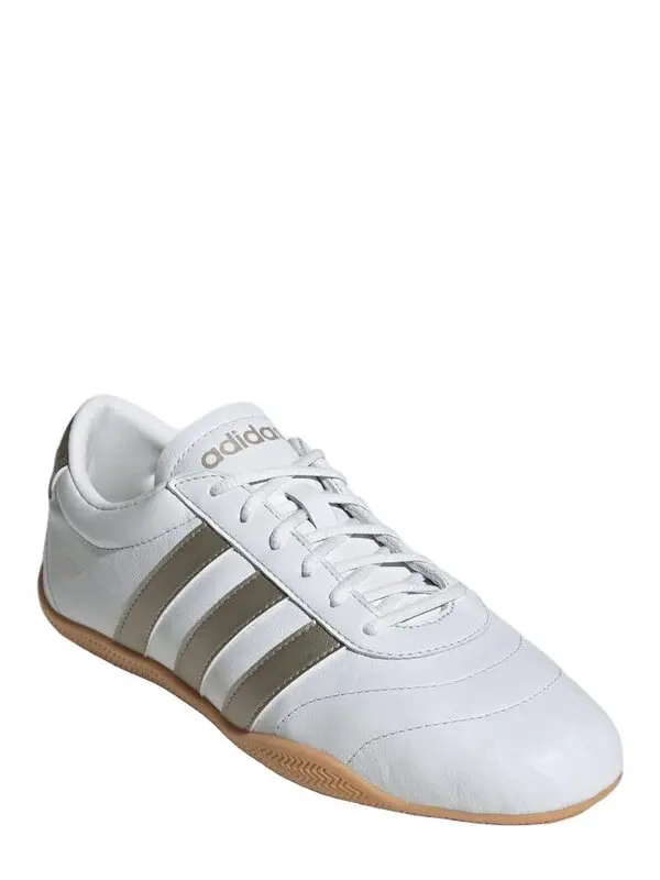 Adidas Grand Court Lo Sneakers - Crystal White / Cyber Metallic / Gum