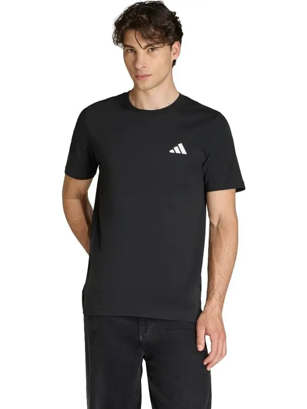 Adidas Football Slogan Graphic T-shirt - Black