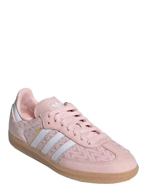 Adidas Samba Og Sneakers - Sandy Pink / Cloud White / Gold Metallic