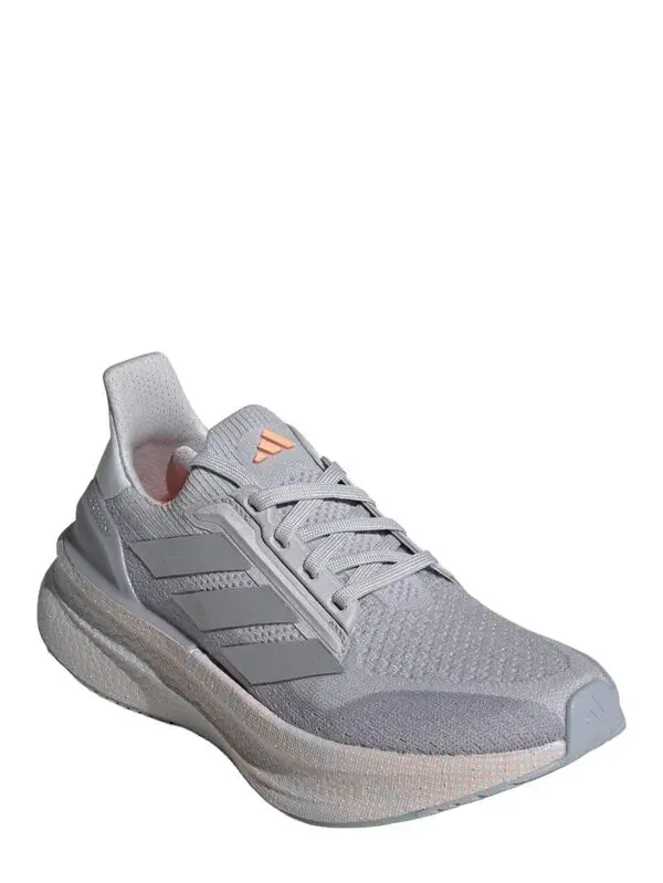 Adidas Ultraboost 5x Athletic Shoes - Light Solid Grey / Silver Metallic / Beam Orange