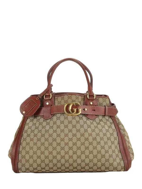 Gucci Original Gg Running Tote - Brown