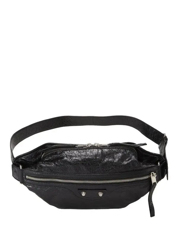 Balenciaga Agneau Neo Lift Belt Bag - Black