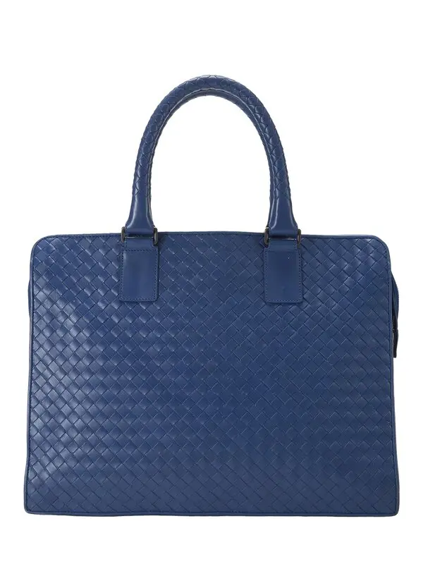 Bottega Veneta Intrecciato Briefcase - Blue
