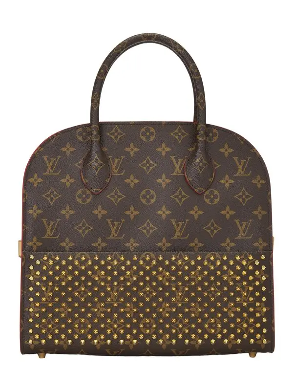 LOUIS VUITTON Christian Louboutin Monogram Iconoclasts Shopping Bag - Red