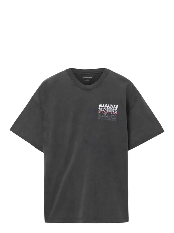ALLSAINTS Organic Cotton Graphene Oversized T-shirt - Black