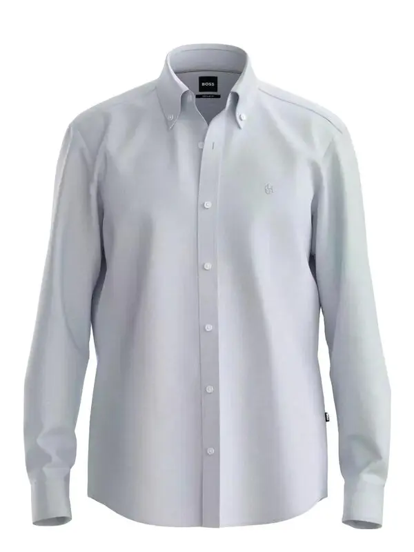 BOSS Regular-fit Shirt In Oxford Cotton - Blue