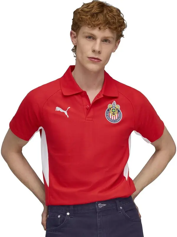 PUMA Chivas Soccer Polo Shirt - Red