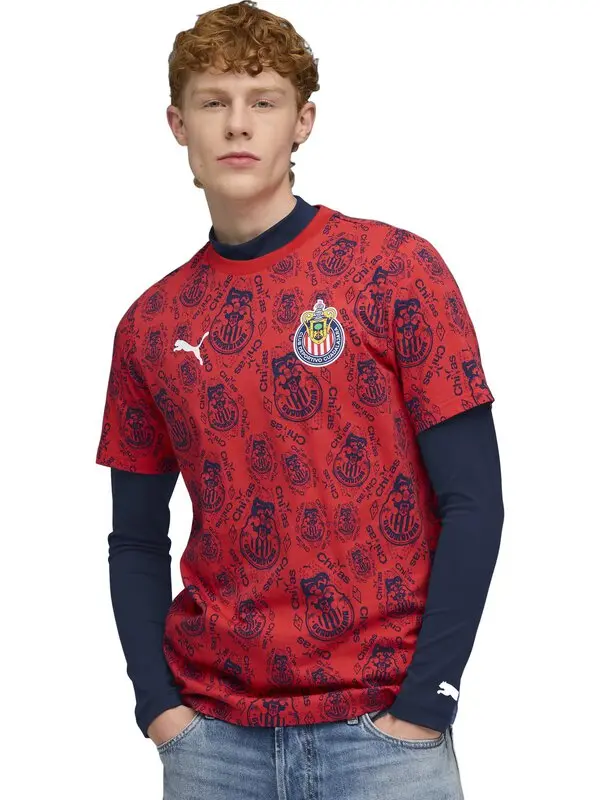 PUMA Chivas Soccer T-shirt - Red