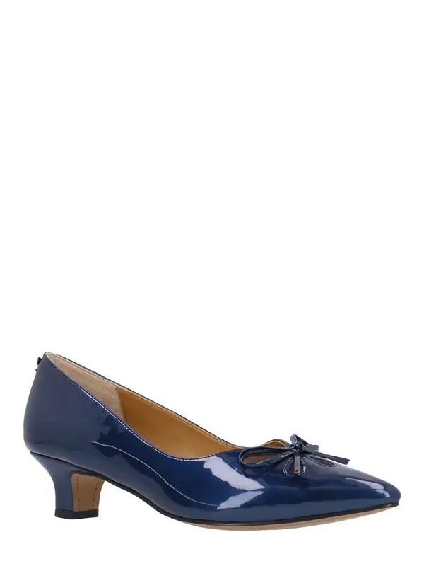 J. Reneé Calinda Kitten Heel Pumps - Navy