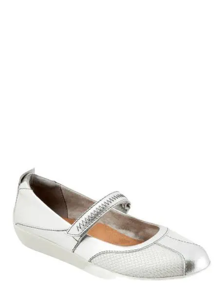 Softwalk Dayton Mary Jane Sneaker - Silver