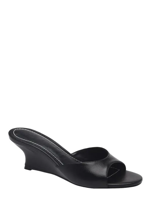 Staud Brigitte Wedge Sandal - Black